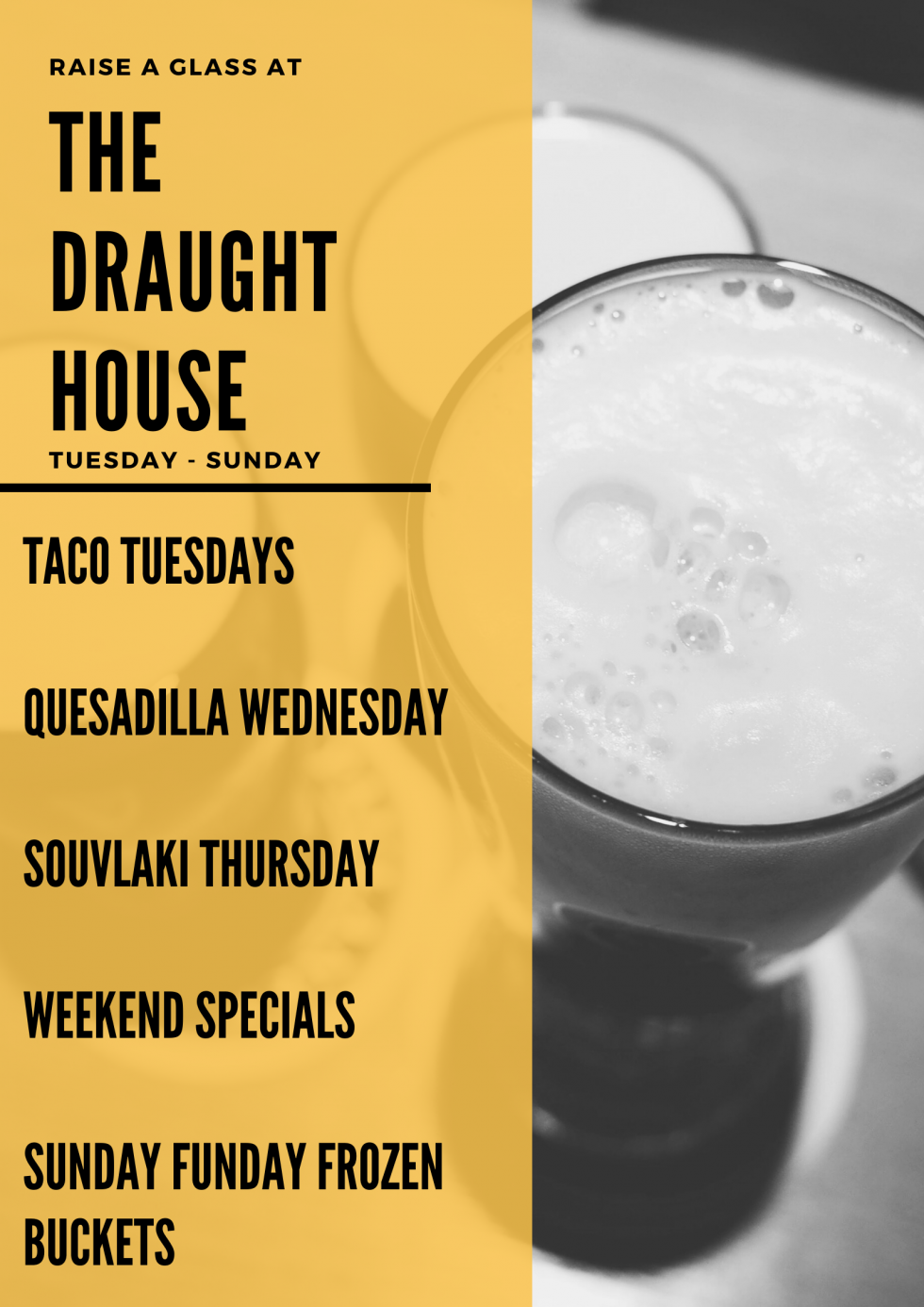 Welcome to the Draught House - The Draught House